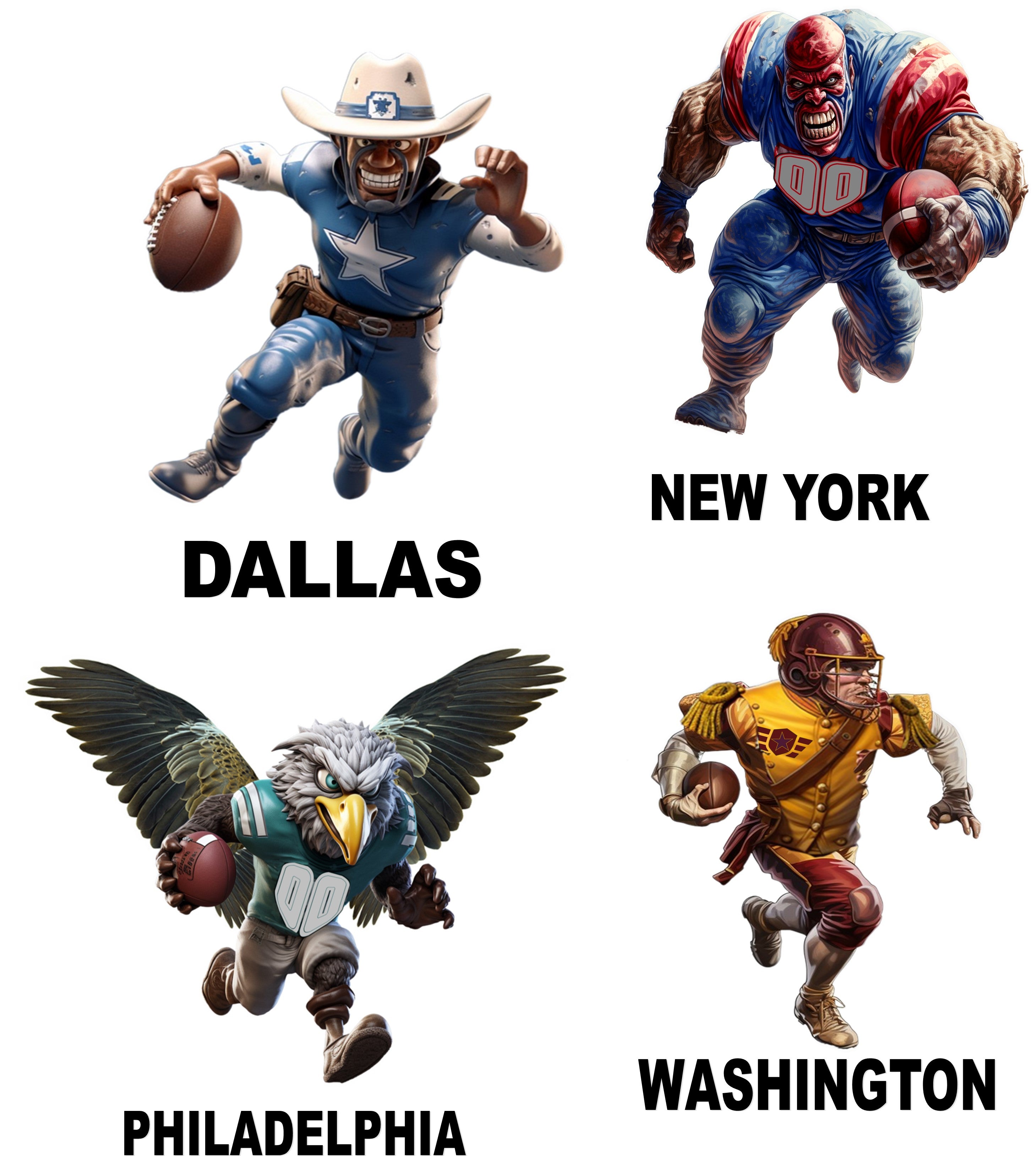 NFC East – Custom Made Revolution Apparel