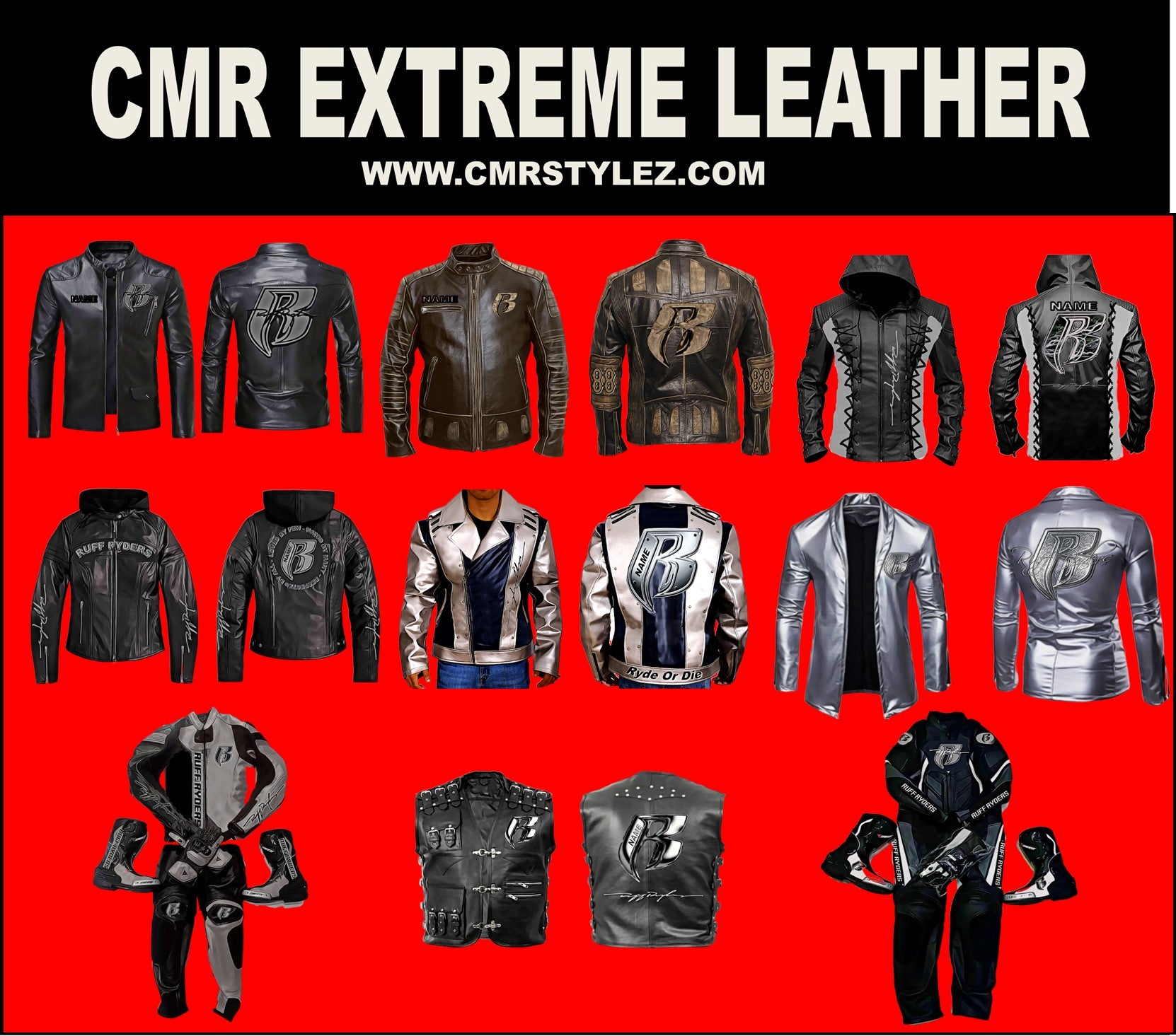 RR Extreme Leather Men's Collection – Custom Made Revolution Apparel
